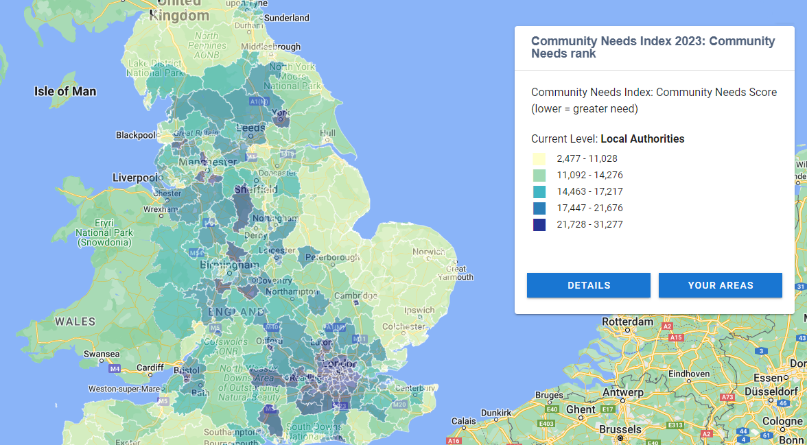 Understanding the Community Needs Index 2023 update - Local Insight