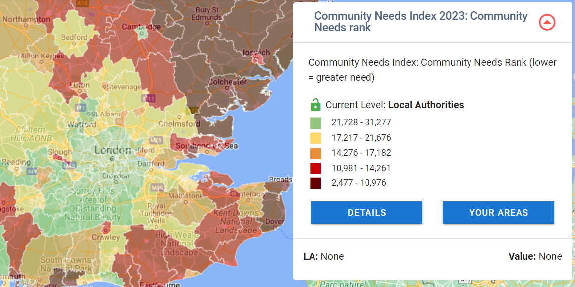 What is the Community Needs Index and how do I access it? - Local Insight